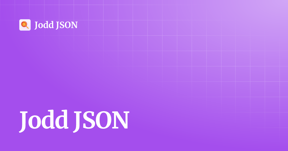 Jodd JSON
